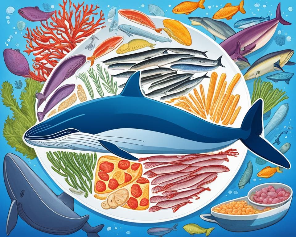 wat eet de blauwe vinvis | Pallo.be