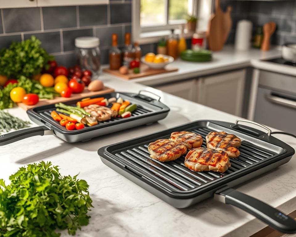 Elektrische grillpannen voor gezond koken zonder vet | Pallo.be