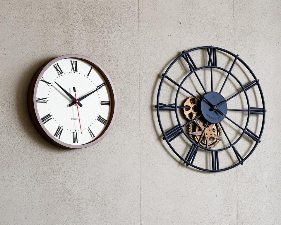 Wandklokken met een moderne industriële look | Pallo.be